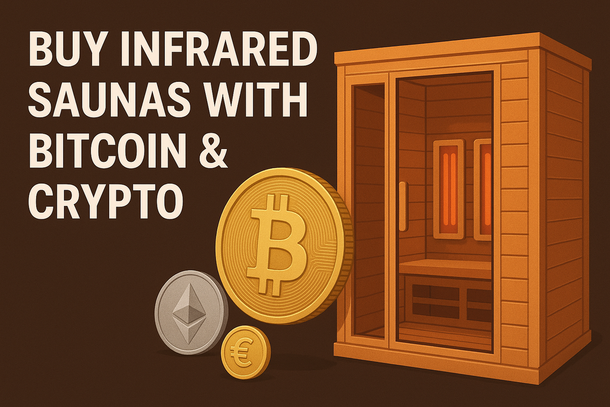 Buy Infrared Saunas with Bitcoin | Crypto-Friendly Sauna Store