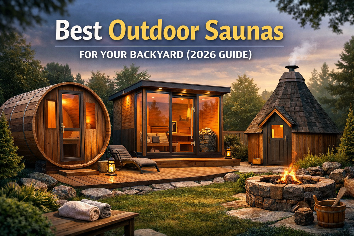 Best Outdoor Saunas for Your Backyard in 2026 | Barrel, Cabin & Modern