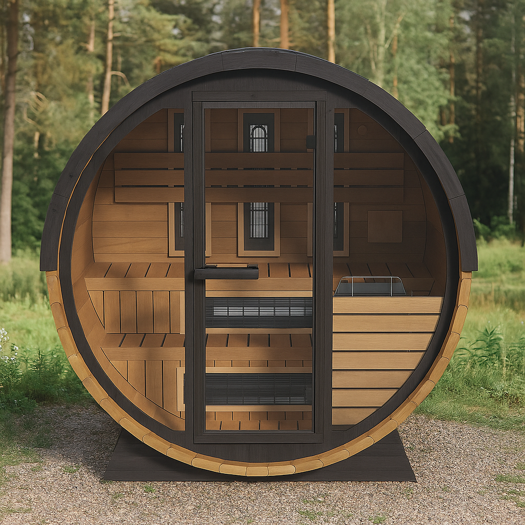 Infrared Barrel Saunas for Sale – Outdoor Wellness with Modern Heat