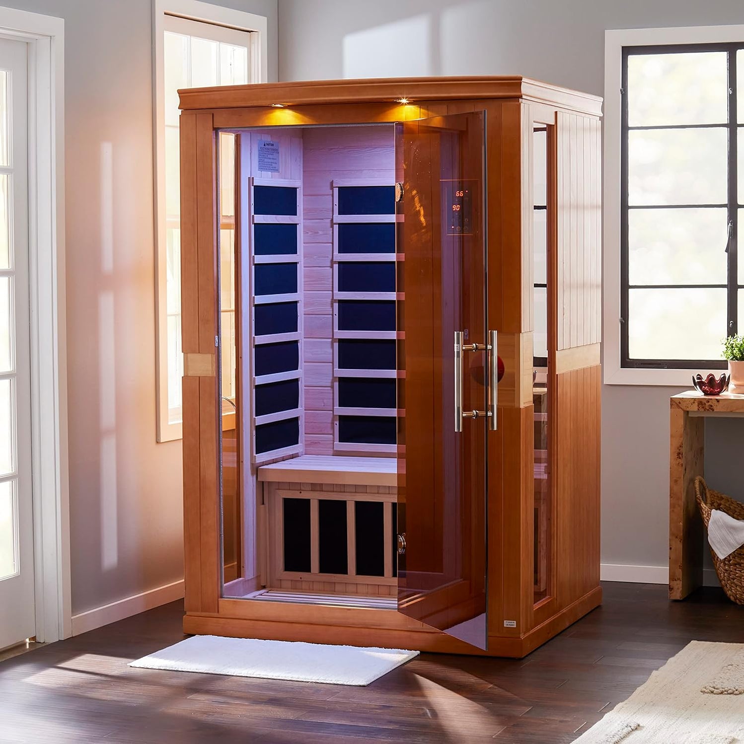 Dynamic Venice 2 Person Infrared Sauna + Red Light Therapy
