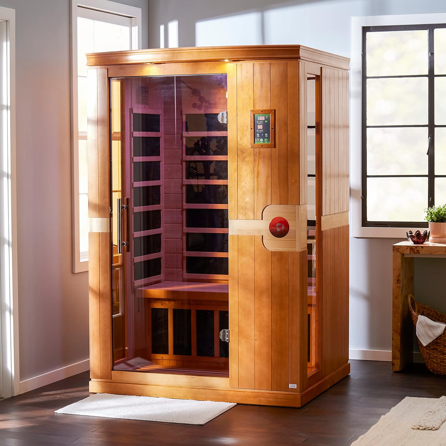 Dynamic Venice 2 Person Infrared Sauna + Red Light Therapy