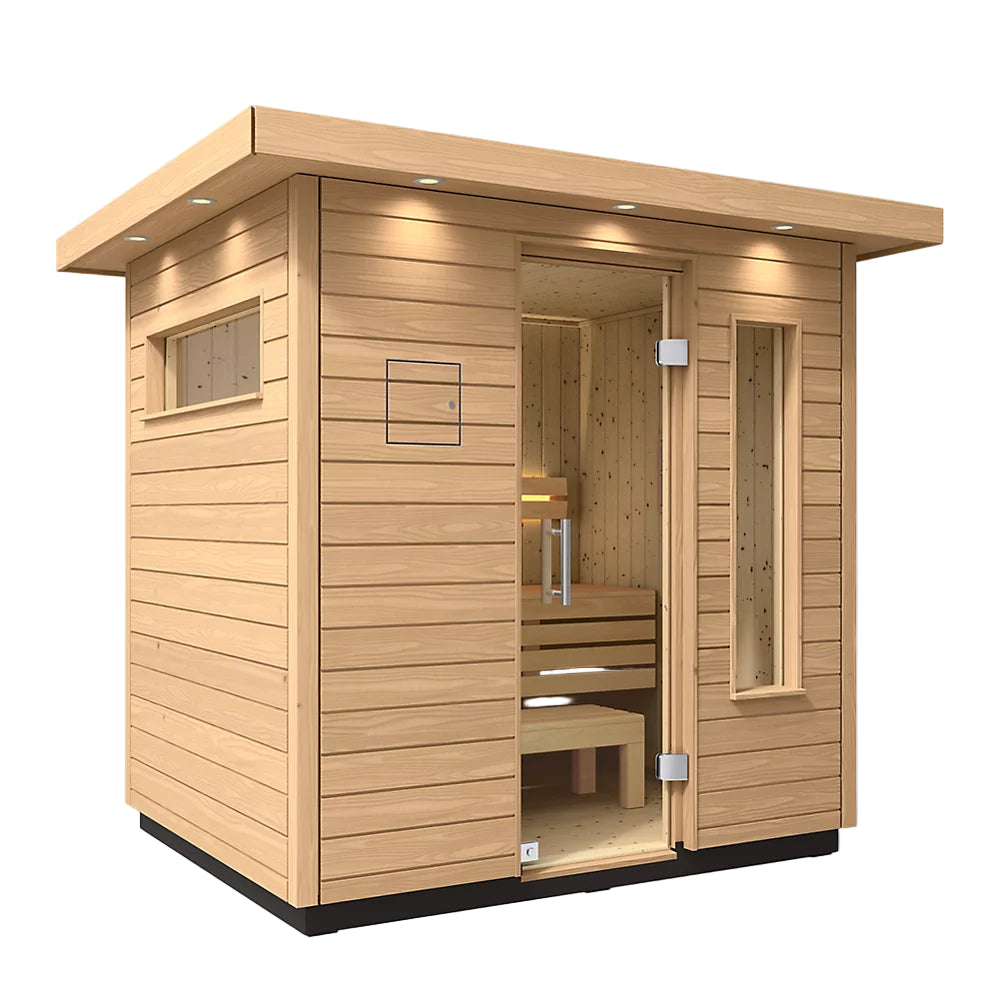 Kohler C2 Outdoor Sauna Kit | Douglas Fir, Up to 6 Person