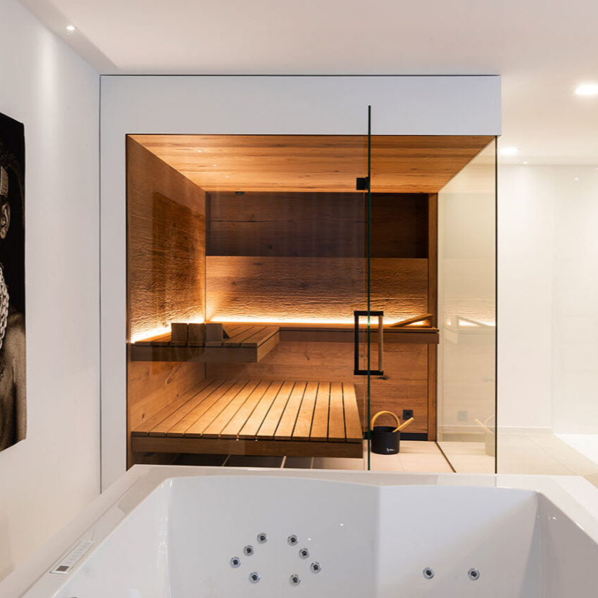 Custom Tempered Glass for Sauna Walls & Windows | Any Size