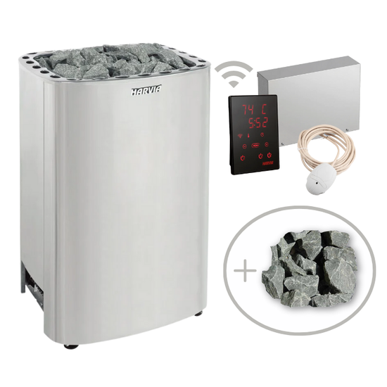 Harvia Club 240V/208V Electric Heater Package w/ WiFi & Stones