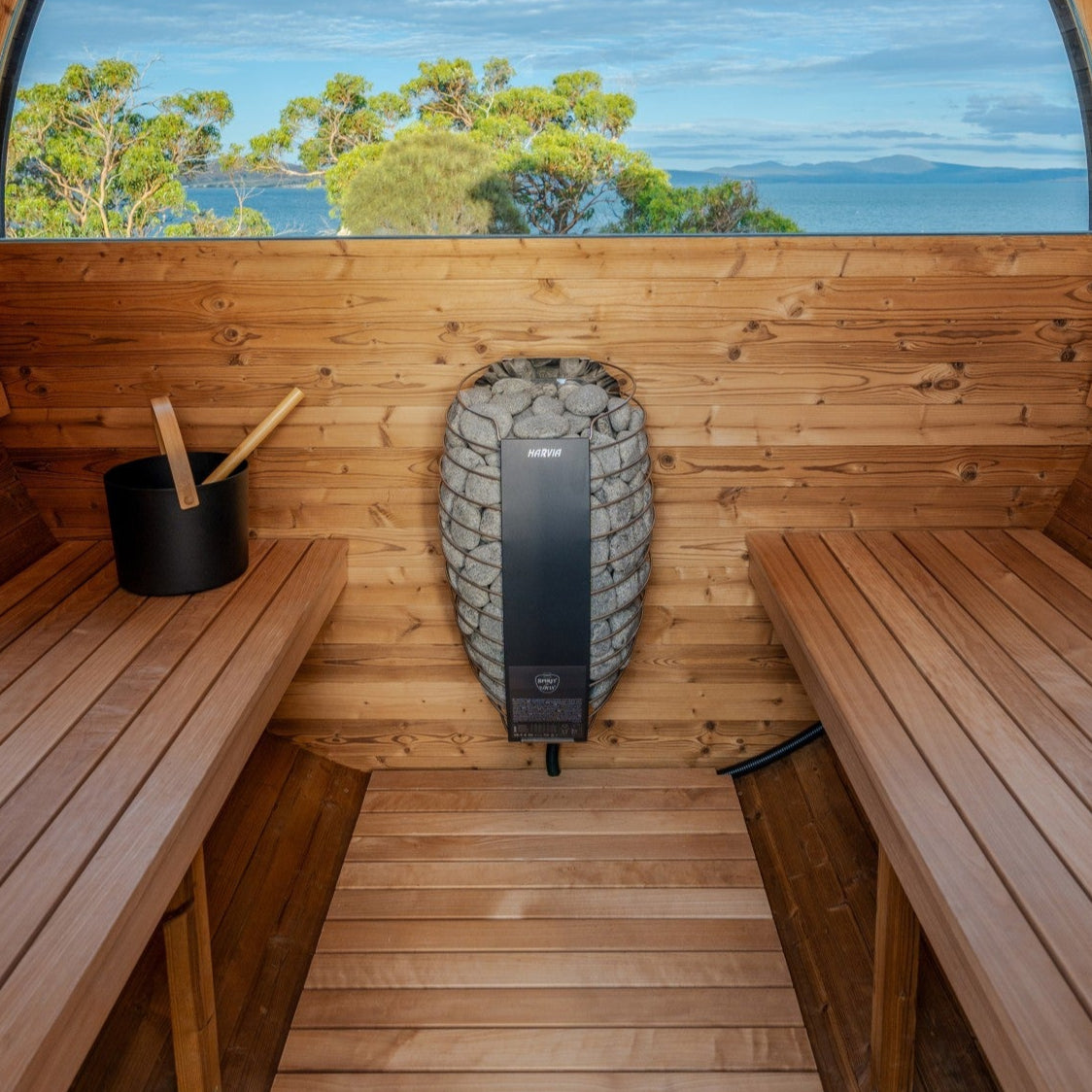 Harvia Spirit 6/8/9kW Sauna Heater Package | WiFi & Stones