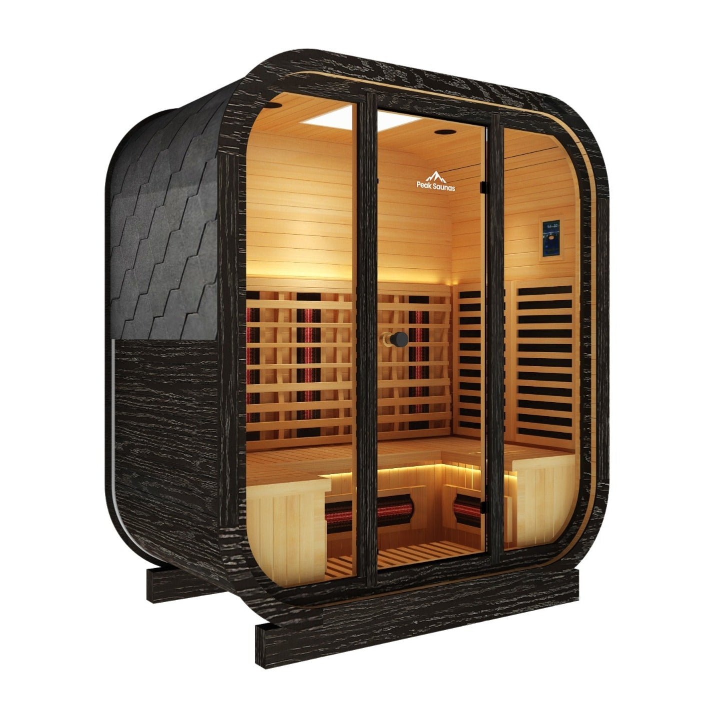 Peak Saunas El Capitan 4-Person Outdoor Full Spectrum Infrared Sauna w