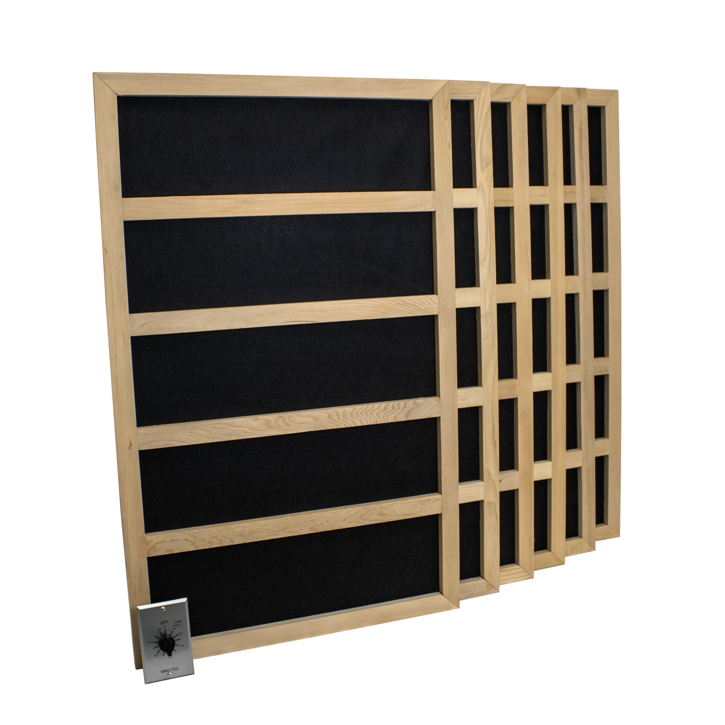 120V Infrared Sauna Panel Kit w/ Timer | 1-12 Panels