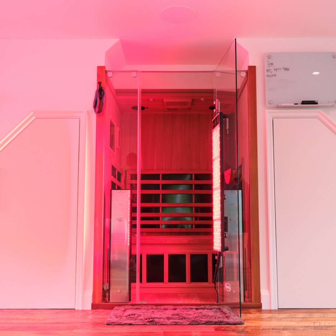 Sauna Red Light Therapy Panel 39” x 10” | High-Temperature & Humidity