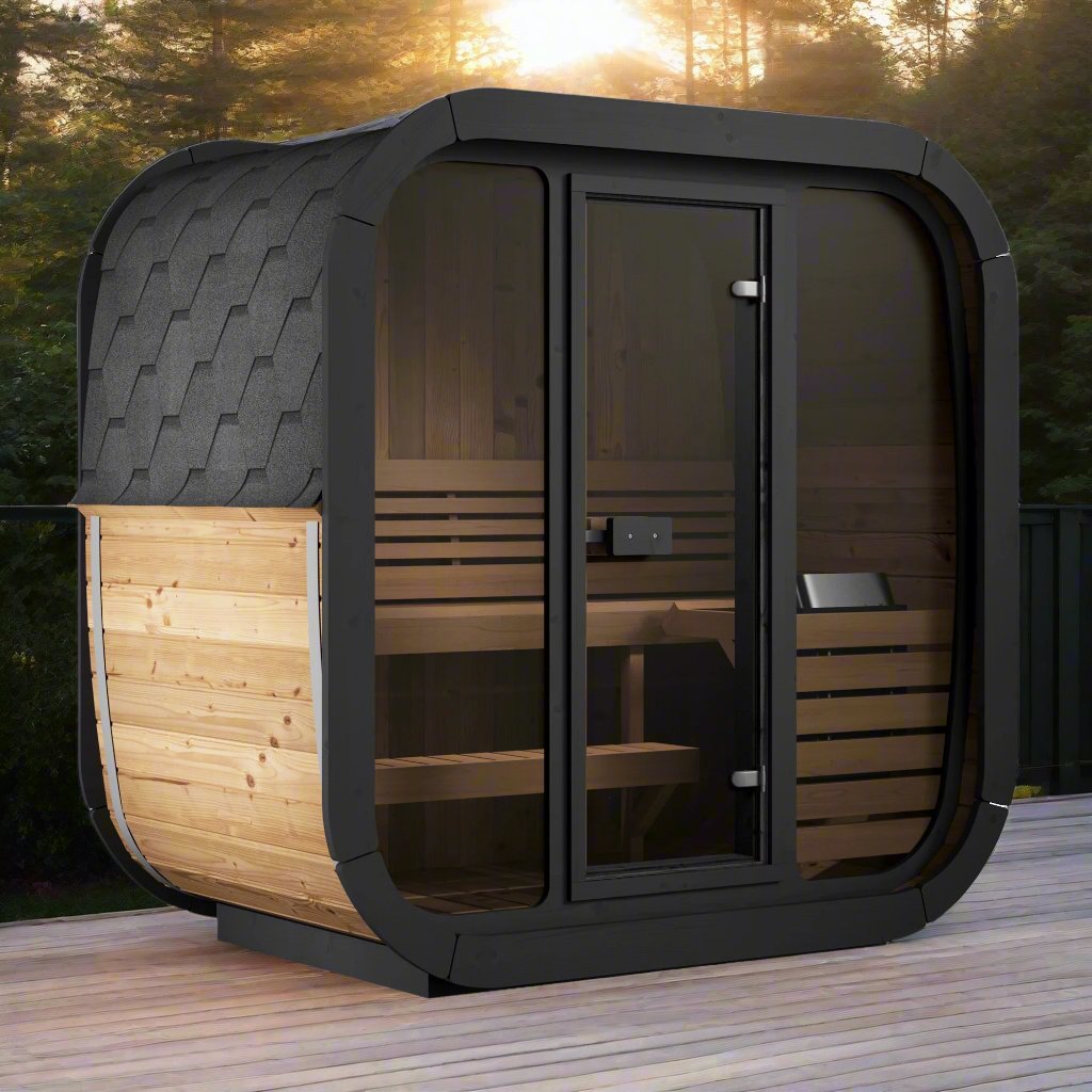 SaunaLife 3-Person 4.1' Long Cube Sauna | Model CL4G