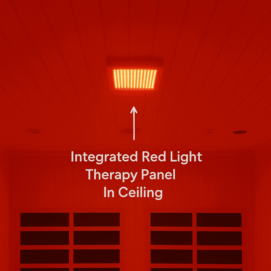 Maxxus S-Line 1-Person Infrared Sauna with Red Light Therapy