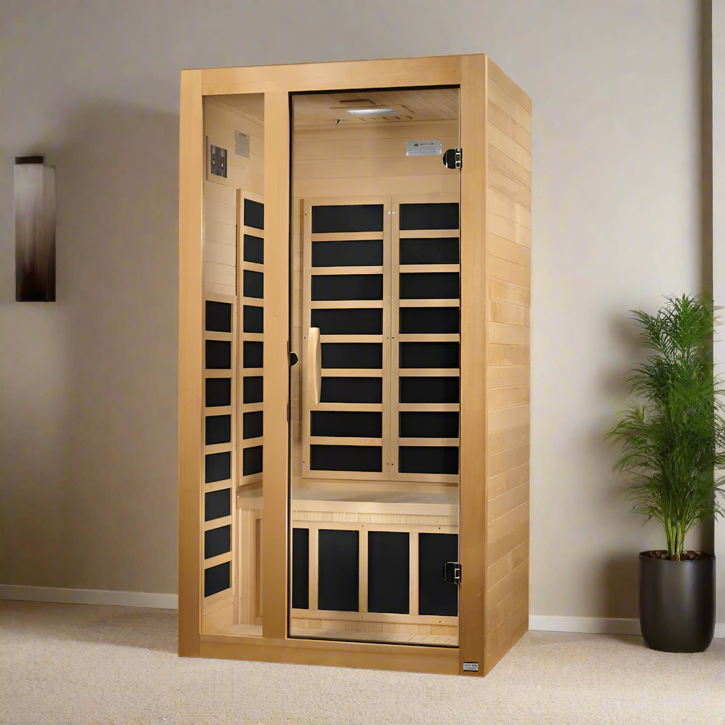 Dynamic Gracia Elite 1-2 Person Infrared Sauna | Red Light